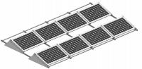 China Good Flexibility Roof Racking Ballasted Solar Mounting System for Home Rotatable Design for sale