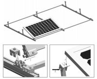 China Good Flexibility Roof Racking Ballasted Solar Mounting System for Home Rotatable Design for sale