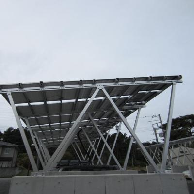 China Water Proof Anodized Solar Carport Structures For Residential And Commercial Facility for sale