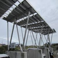China Water Proof Anodized Solar Carport Structures For Residential And Commercial Facility for sale