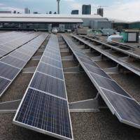 China Framed PV Module Ballasted Solar Flat Roof Mounting System Penetration Free Solar Brackets for sale