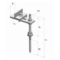 China Patented Innovative Pitched Roof Unique Clamps Solar Roof Hooks and Hanger Bolts Unique Clamps for sale