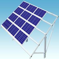 China Few Solar Ground Mount System Penetration Steel Single H - Beam Pole for sale