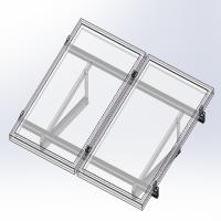 China Rail Free Pre - Assembly Triangle For Roof And Ground Solar Power Energy for sale