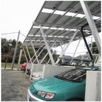China Solar Pv Carport Structures Silver Color Corrosion Resistance With Robust Structure for sale