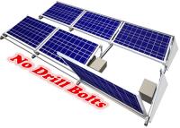 China Super Supplier Pre Assembled Flat Roof Ballasted Solar Racking Systems for sale