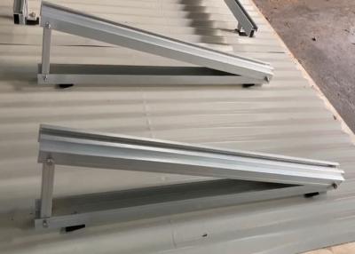 China 60° Angle Anodized SUS304 Flat Roof Solar Mounting System for sale