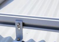 China 60° Angle Anodized SUS304 Flat Roof Solar Mounting System for sale