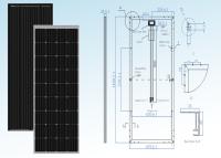 China 180 Watt White Backsheet Monocrystalline Solar PV Panel for sale