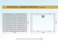 China 36 Cells Lead Acid Battery Monocrystalline Solar Module for sale