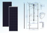 China MC4 Compatible White Backsheet 3.2mm Tempered Glass Solar PV Panel IP65 for sale