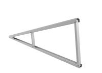 China Anodized Aluminum Foldable Flat Roof Solar Mounting System for sale