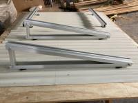 China AL 6005-T5 Flat Roof Solar Panel Racking Systems With Tripod Construction for sale