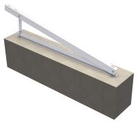 China AL 6005-T5 Flat Roof Solar Panel Racking Systems With Tripod Construction for sale