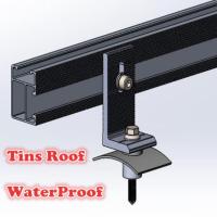 China Sturdy Anodized Aluminum Solar Roof Mounting Structure For Warehouse for sale