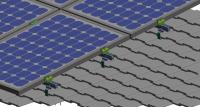 China Simplified Home Anodized Aluminum Solar Rooftop Structure for sale