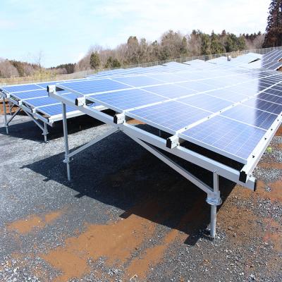 China All Aluminum Flat Roof Solar System With Adjustable Angle for sale