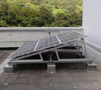 China Triangular Preassembled Flat Roof Solar Mounting System for sale