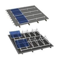 China 10KW 30KW Home Power Supply Flat Roof Solar Mounting System Aluminum for sale