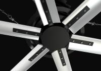 China Industrial 24ft HVLS Ceiling Fan For Show Room for sale