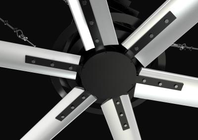 China Industrial 24ft HVLS Ceiling Fan For Show Room for sale
