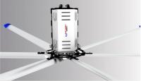China 50Hz HVLS Ceiling Fan High Volume Low Speed Fan For Logistical Warehouses for sale