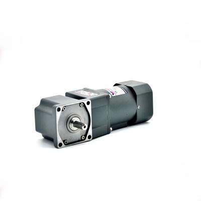 China 110V 220V Single/Three Phase AC/DC Induction Gear Motor Compact With Speed Controller for sale