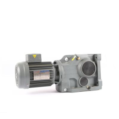 China Flange Mounted M6 Helical Bevel Gear Motor For Lifting Machinery for sale