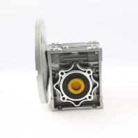 China B5 Flange Reduction Ratio 1:10 Worm Gear Motor Hollow Shaft Output for sale