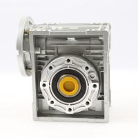 China Reduction Ratio 1:50 280rpm Worm Gear Reduction Gearbox Hollow Shaft for sale