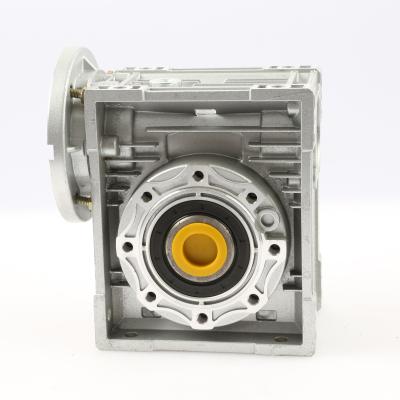 China Reduction Ratio 1:50 280rpm Worm Gear Reduction Gearbox Hollow Shaft for sale