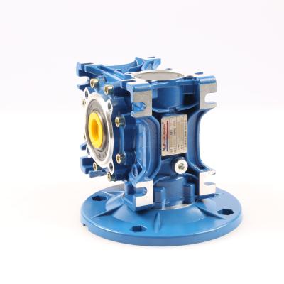 China CE Worm Gear Reducer Gearbox 14-186.7rpm Speed Gear Box Reducer Shaft Output for sale