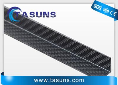 China 3k Twill Matte 45 Degree 90 Degree CFRP Carbon Fiber Angle Braces for sale