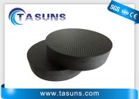 China Autoclave Process CNC Milling 100mm Carbon Fiber Block Round Shaped for sale
