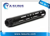 China Handguard Heat Resistance Carbon Fiber Tubes And Rods With Slots Machined for sale