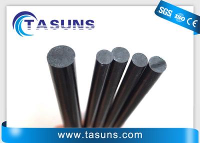 China SGS 6mm Pultruded Carbon Rods , T300 Carbon Fiber Round Stock for sale