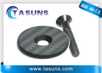 China Matte Carbon Fiber Component For Bike Bicycles Stem Caps for sale