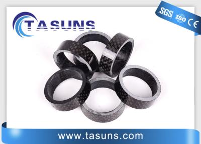 China Bike Washers Carbon Fiber Bike Parts Stem Spacer For 28.6mm Fork for sale