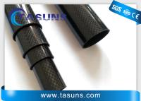 China Roll Wrapping Carbon Fiber Tube Telescoping Tube For Olive Harvester Carbon Pole for sale
