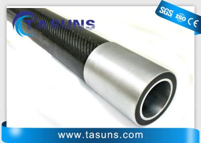 China 3k Plain Twill Carbon Fiber Tube Telescoping Round Tubing For Camara Pole for sale