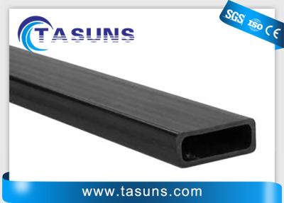 China High Strength Blank Surface Pultruded Carbon Fibre Rectangular Tube 20mm for sale
