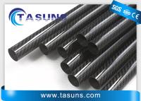 China 3k Weave Roll Wrapping Carbon Fiber Tubes 1.5g/cm3 For RC Planes for sale