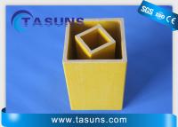 China 2.0g/cm3 Pultrusion FRP Rectangular Tube For Transformer Substation Fence Posts for sale