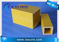 China 2.0g/cm3 Pultrusion FRP Rectangular Tube For Transformer Substation Fence Posts for sale