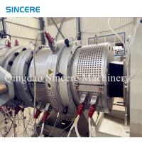 China Plastic HDPE Polyethylene Winding Pipe Extrusion Line Spiral Plastic Pipe Production Line for sale
