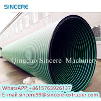 China OEM HDPE PP Spiral Plastic Pipe Extrusion Line 200kW-500kW for sale