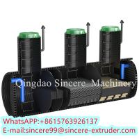 China PLC Thermoplastic Spiral PP PPR PE PVC HDPE Pipe Production Line Machine Extruder for sale
