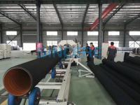 China 22Rpm Dual Wall Corrugated Pipe Extrusion Line Spiral Tube Making Machine for sale