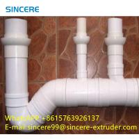 China Water Supply Drainage Double Wall Corrugated Pipe Machine PVC PPR Pipe Extruder for sale