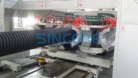 China PLC Control Electrical HDPE PVC DWC Corrugated Pipe Extrusion Line Manufacturing Machine for sale